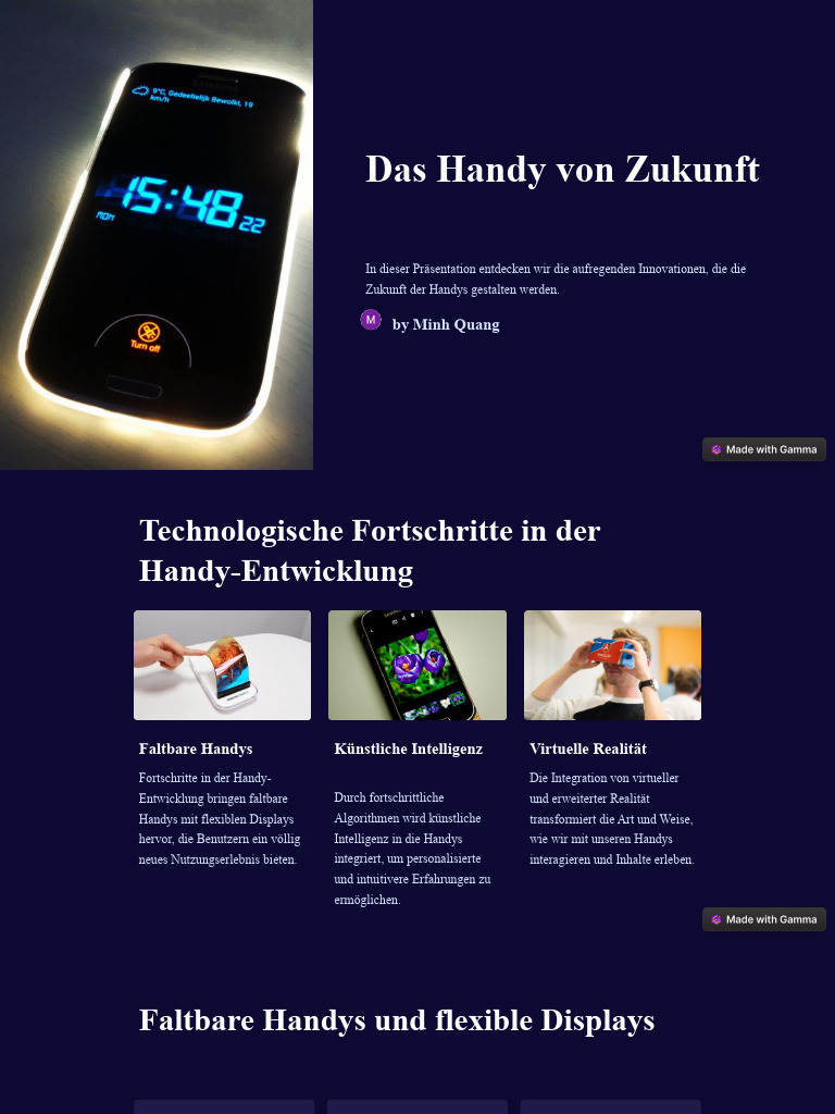 Das Handy Von Zukunft | PDF