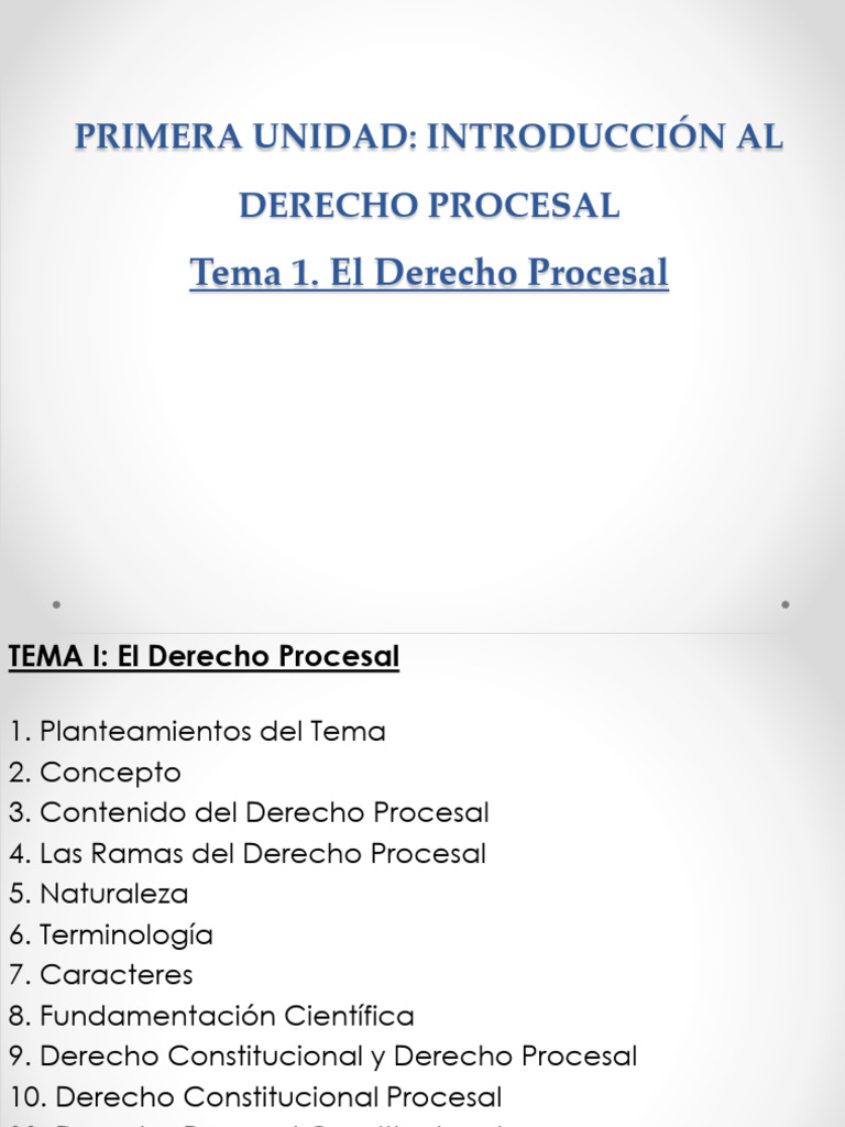 Introducción al Derecho Procesal | PDF | Ley procesal | Jurisdicción