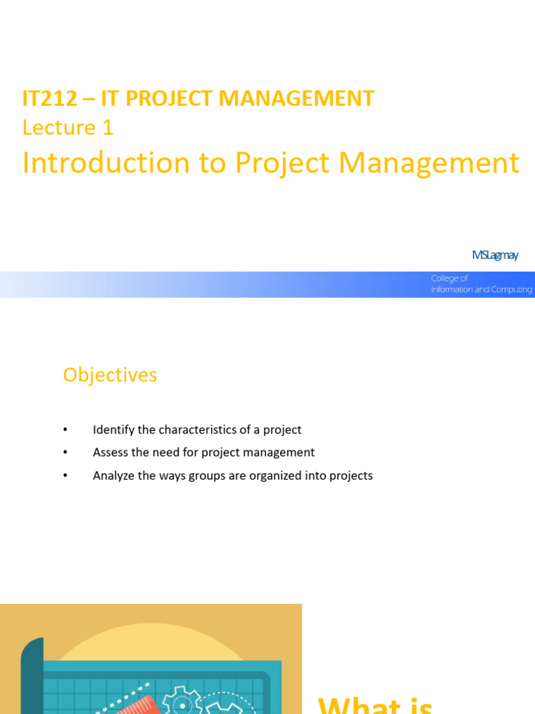 ITPM - Lec 1.1 | PDF | Project Management | Business