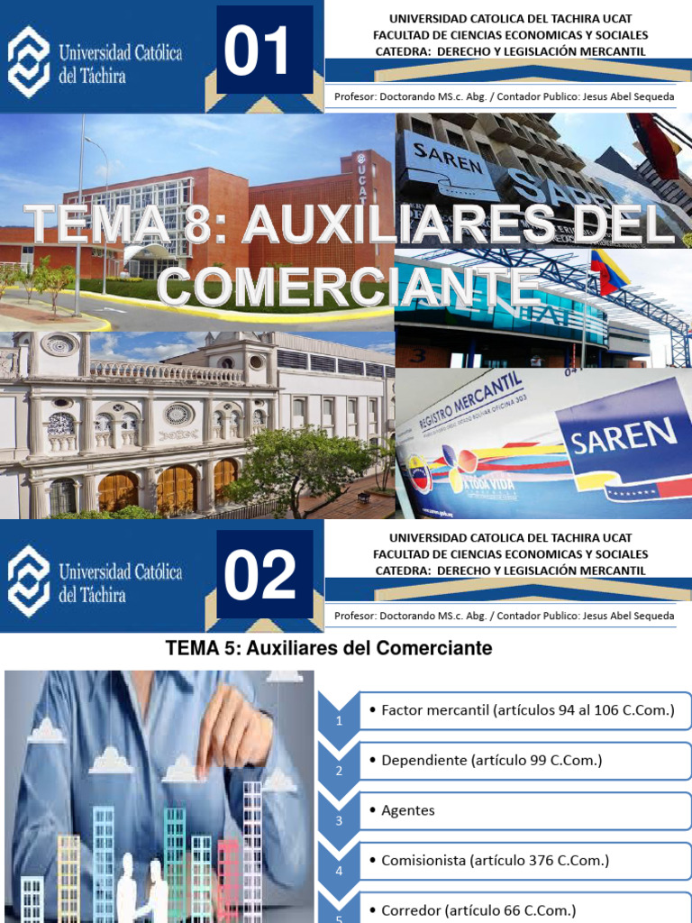 UCAT Tema 9 Auxliares Del Comerciante | Descargar gratis PDF | Seguro | Reaseguro