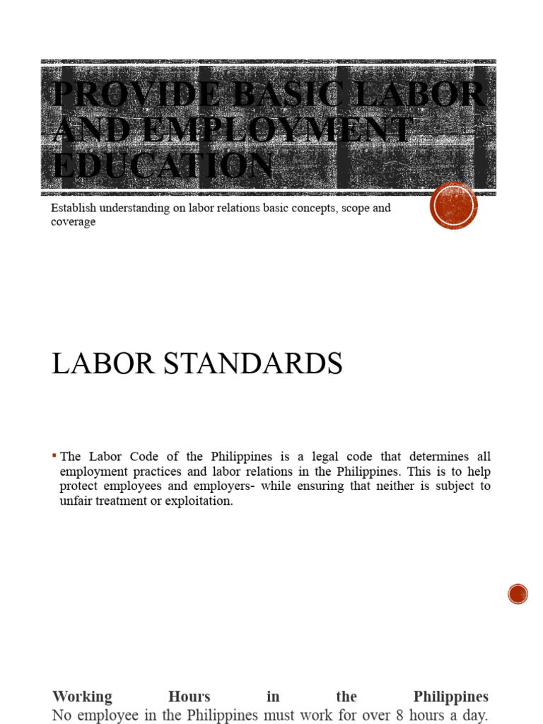 Establish Labor Concept | PDF | Overtime | Employment