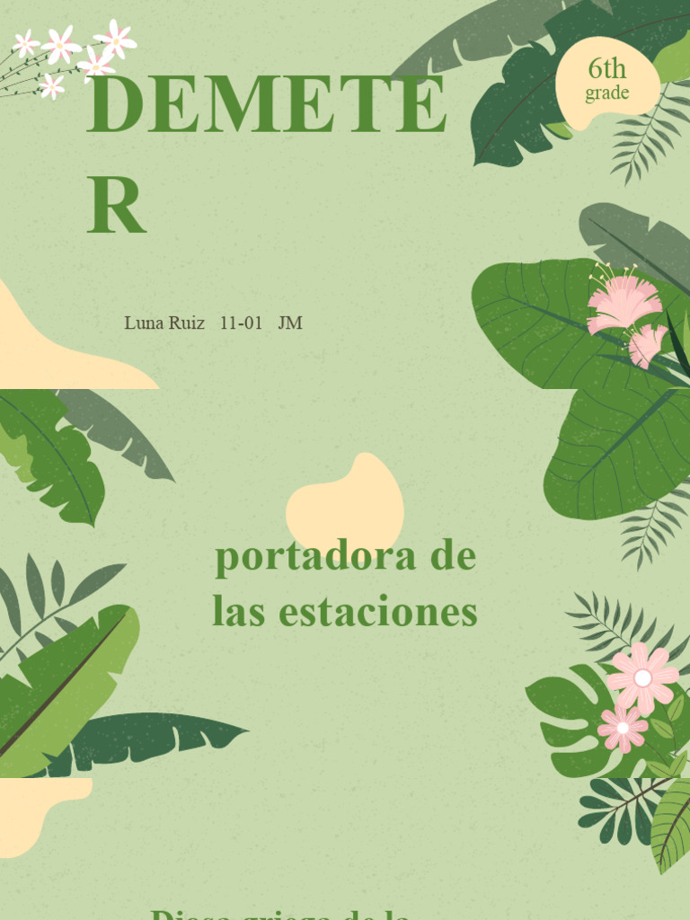 Demeter | PDF