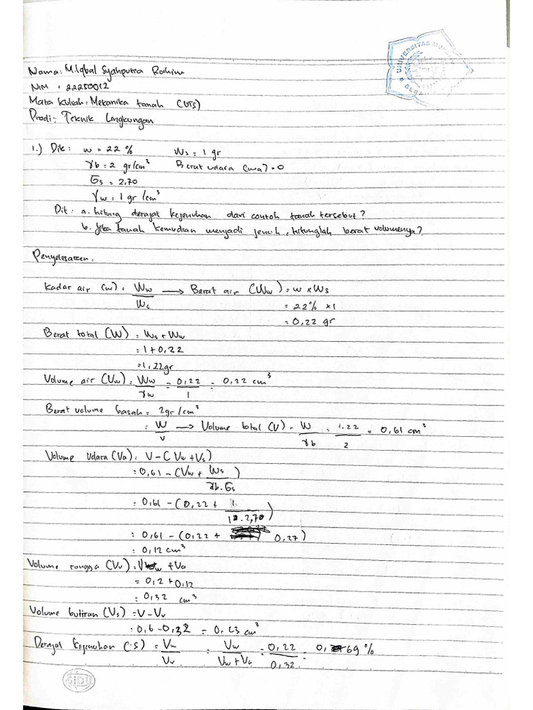 Muhammad Iqbal Syahputra Rahim - UTS MEKTAN | PDF