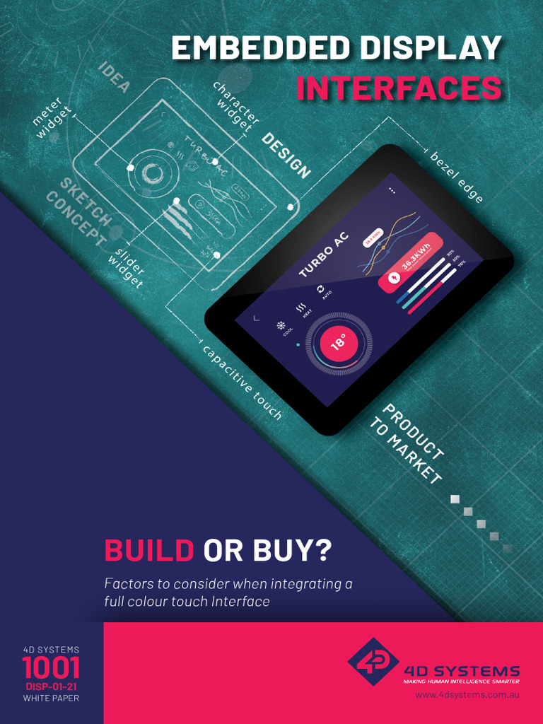 4D SYSTEMS Whitepaper Factors To Consider When Integrating A Touchscreen Display v4 Web | PDF ...
