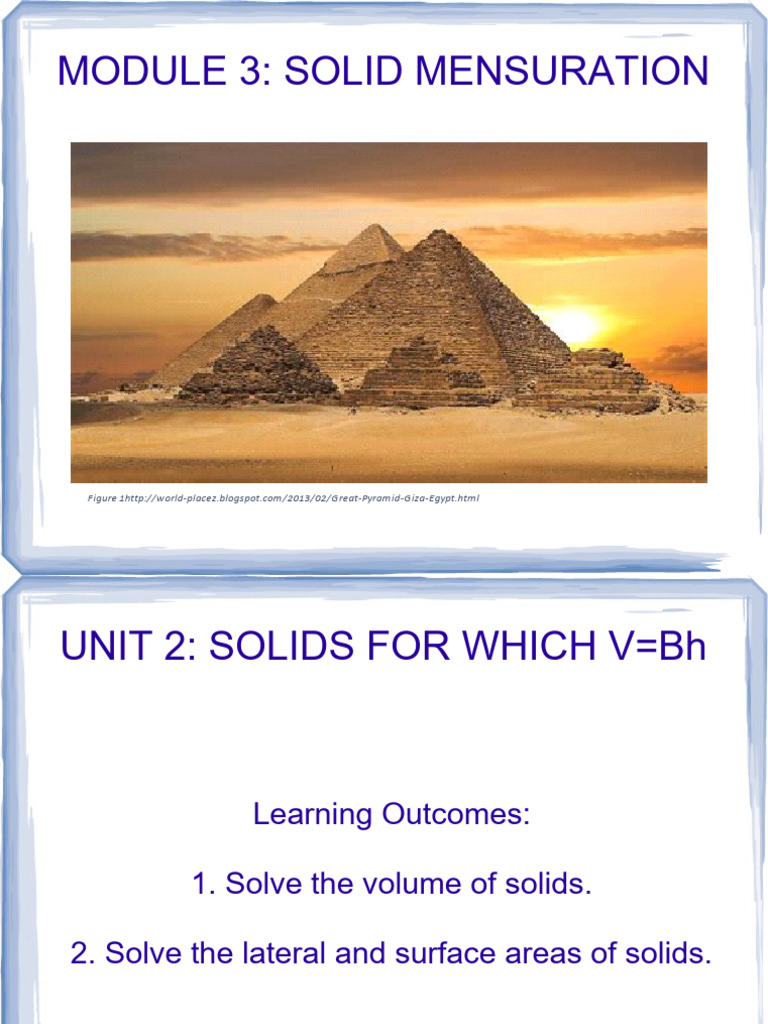 Module 3 - Unit 2 | PDF | Polytopes | Geometric Shapes