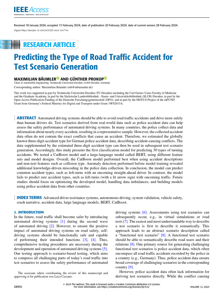 Predicting Road Accident Types | PDF | Data Analysis | Traffic Collision