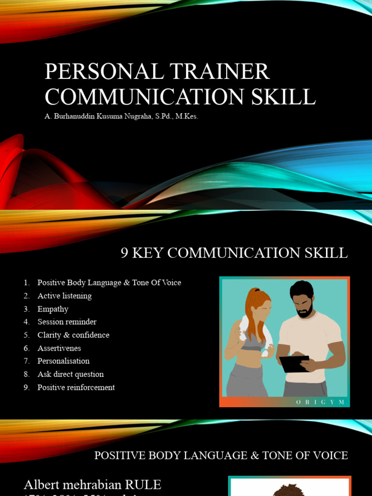 How to Be a Good Personal Trainer | PDF | Body Language | Communication