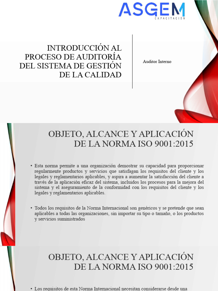 Ai - Asgem - Modulos I - V02 | PDF | Auditoría | Sistema de manejo de ...