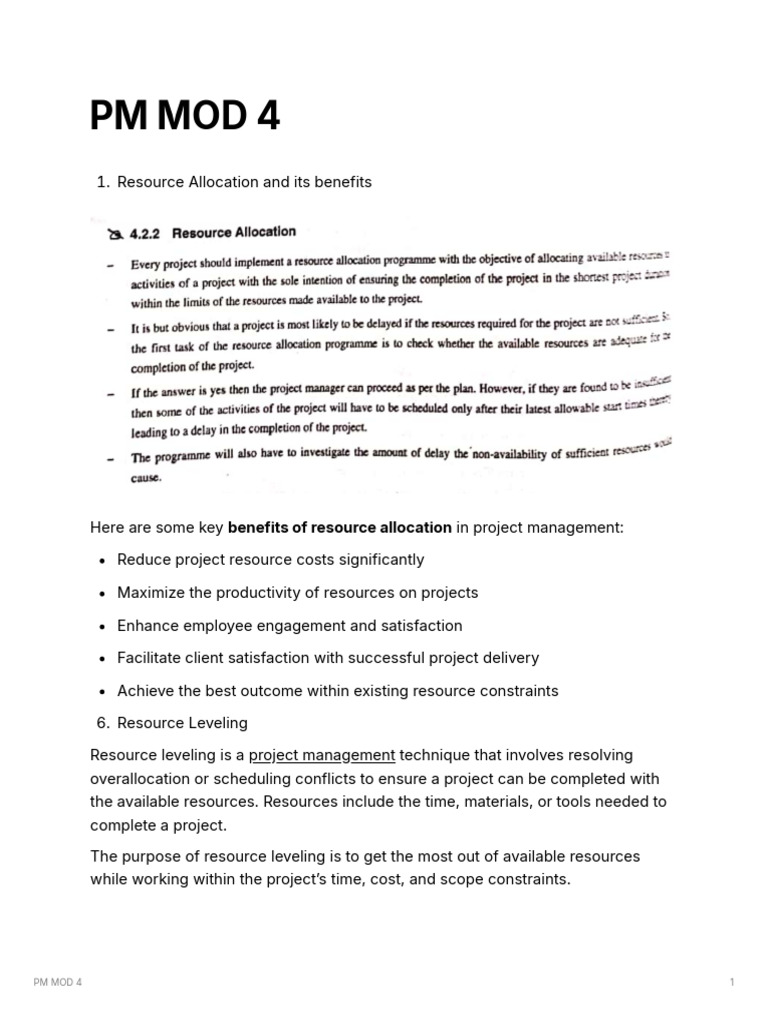 PM Mod 4 | PDF | Risk | Risk Management