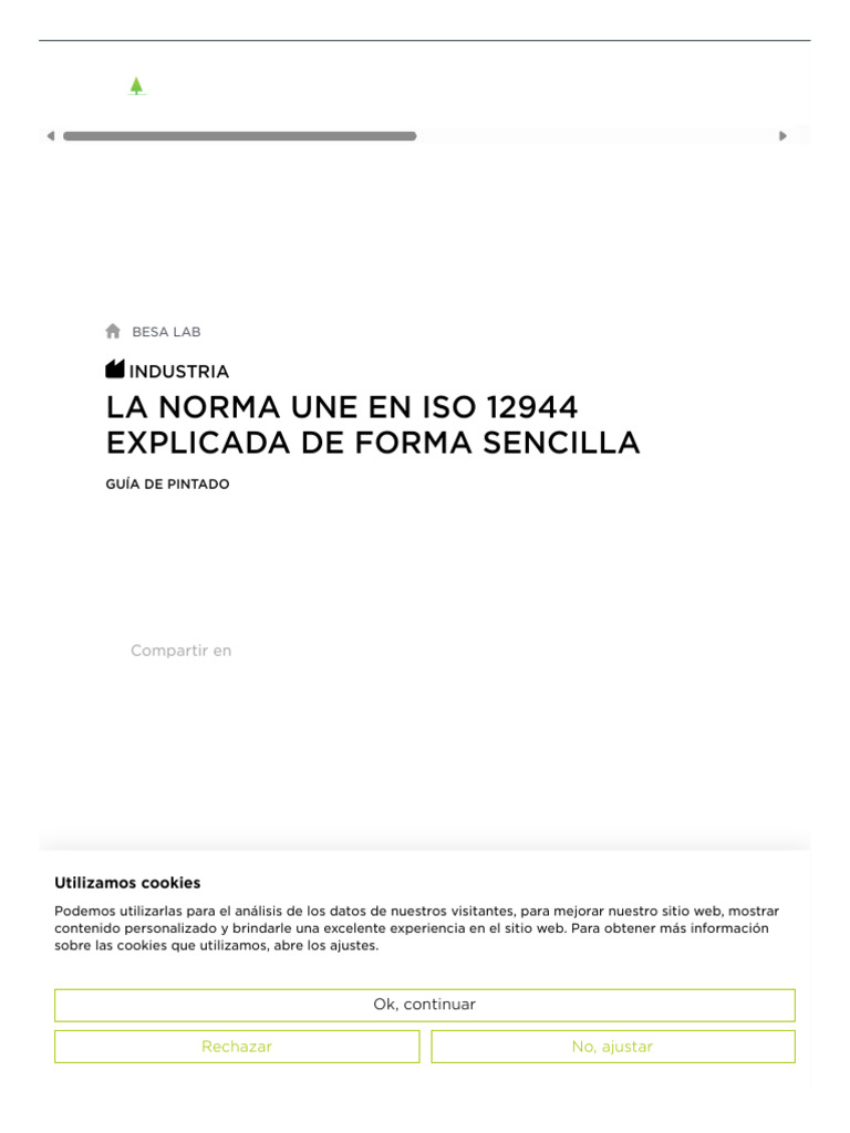 La Norma UNE EN ISO 12944 Explicada de Forma Sencilla - BESA | Descargar gratis PDF | Cookie ...
