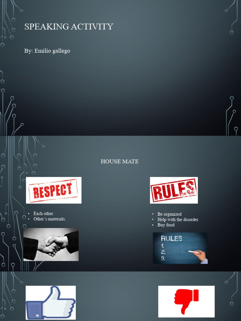 Speaking Activity | PDF | Self-Improvement