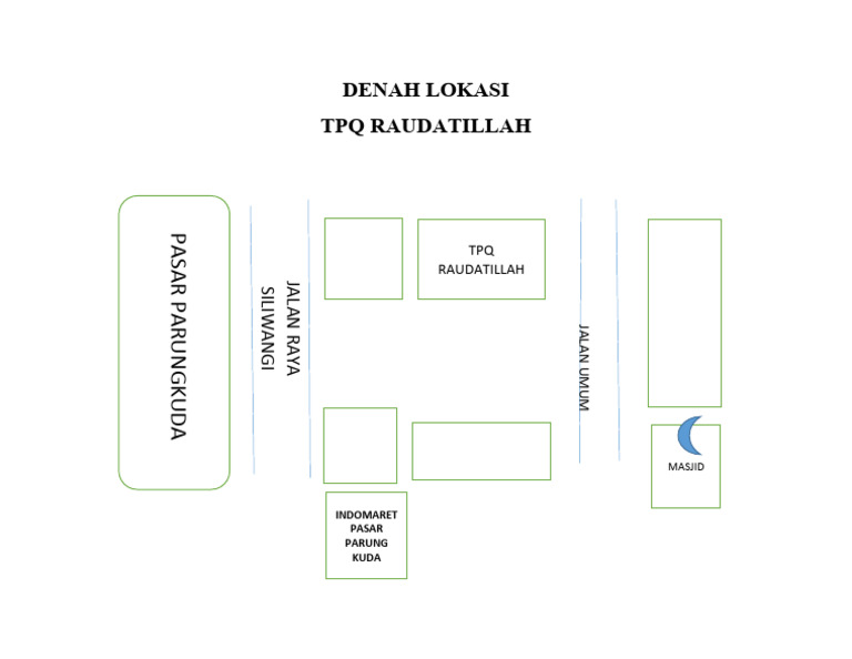 Denah Lokasi TPQ | PDF