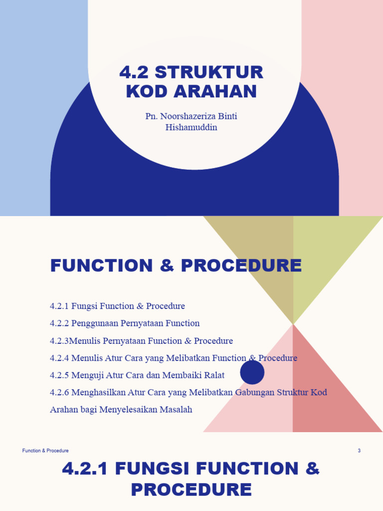 Function Dan Procedure Slide | PDF | Business Process | Business Economics