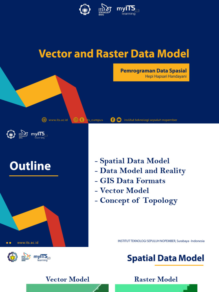 Vector Dan Raster - Data - Spasial | PDF | Geographic Information System | Vertex (Graph Theory)