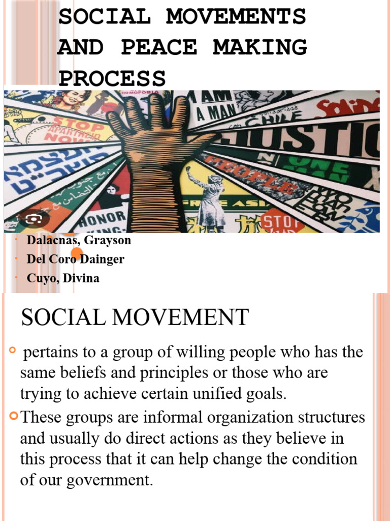 Social Movement | PDF | Peacebuilding | Peace