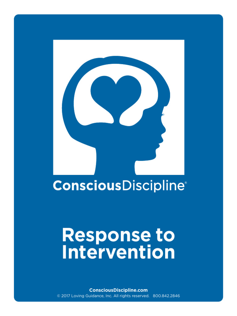 Conscious Discipline - Response To Intervention | PDF | Disciplines ...