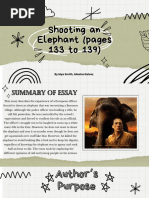 Shooting An Elephant - George Orwell | PDF