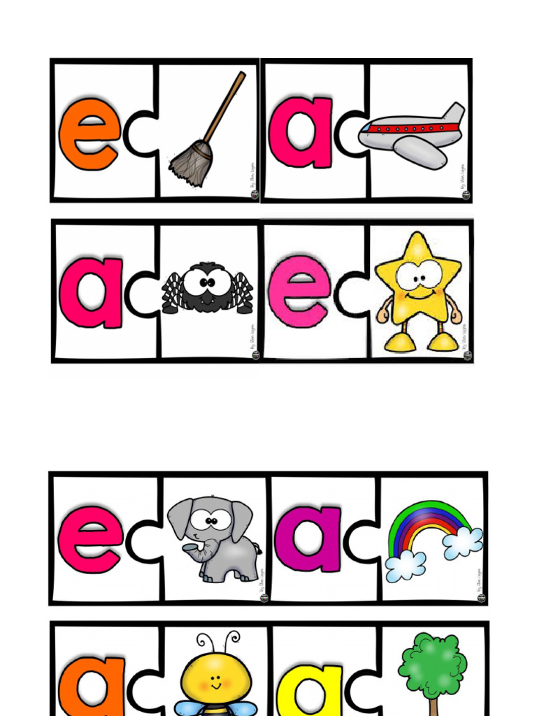 ROMPECABEZAS VOCALES | PDF