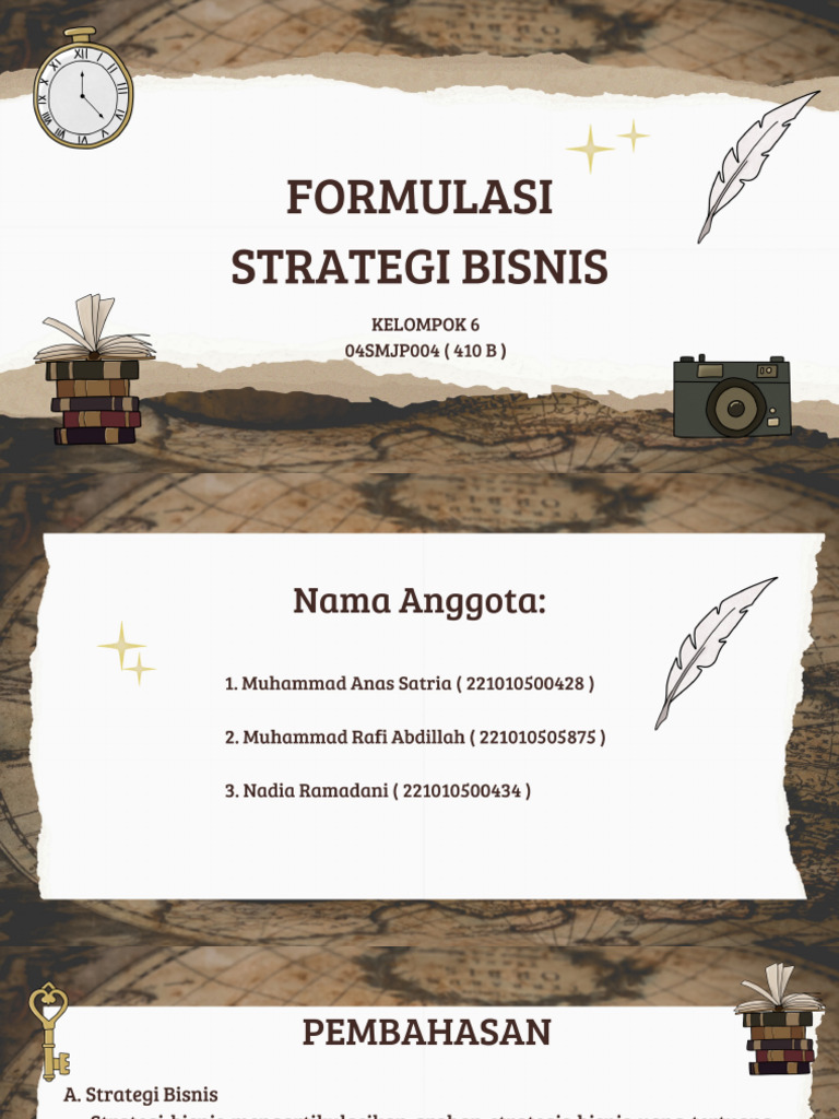 Kel.6 (Formulasi Strategi Bisnis) | PDF