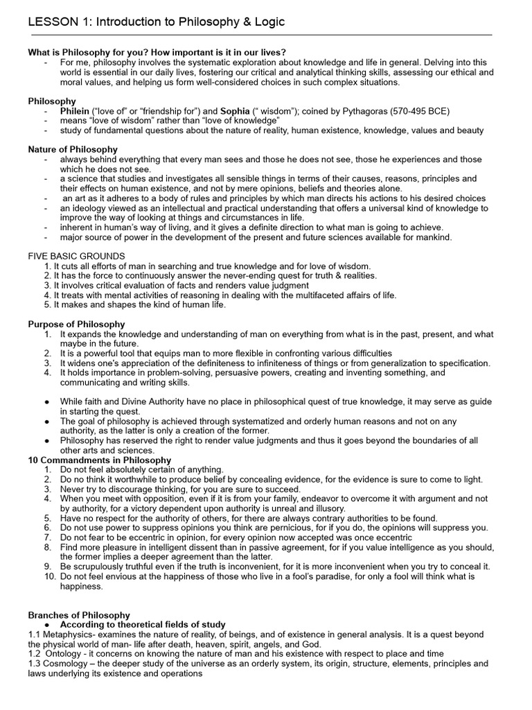 Logic-Critical-thinking-Topic-1 | PDF | Logic | Argument