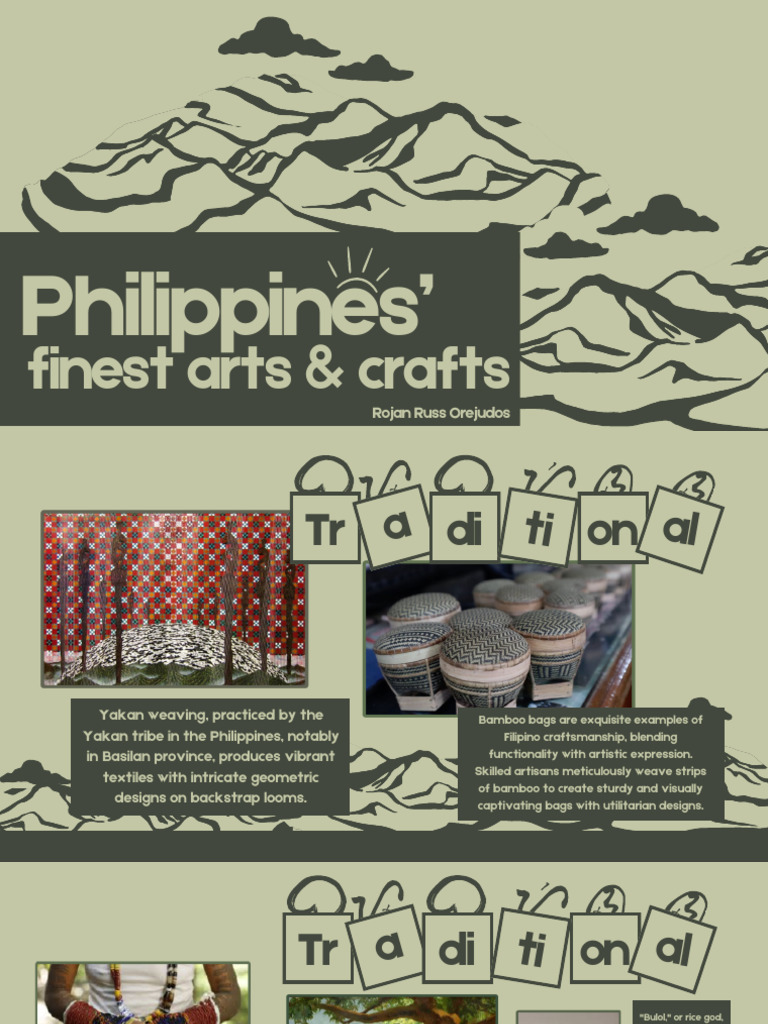 Trad and Non Trad Arts 1 | PDF | Philippines | Weaving