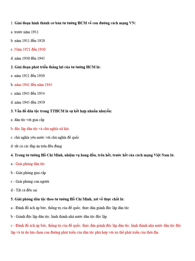 T NG Ôn TTHCM | PDF