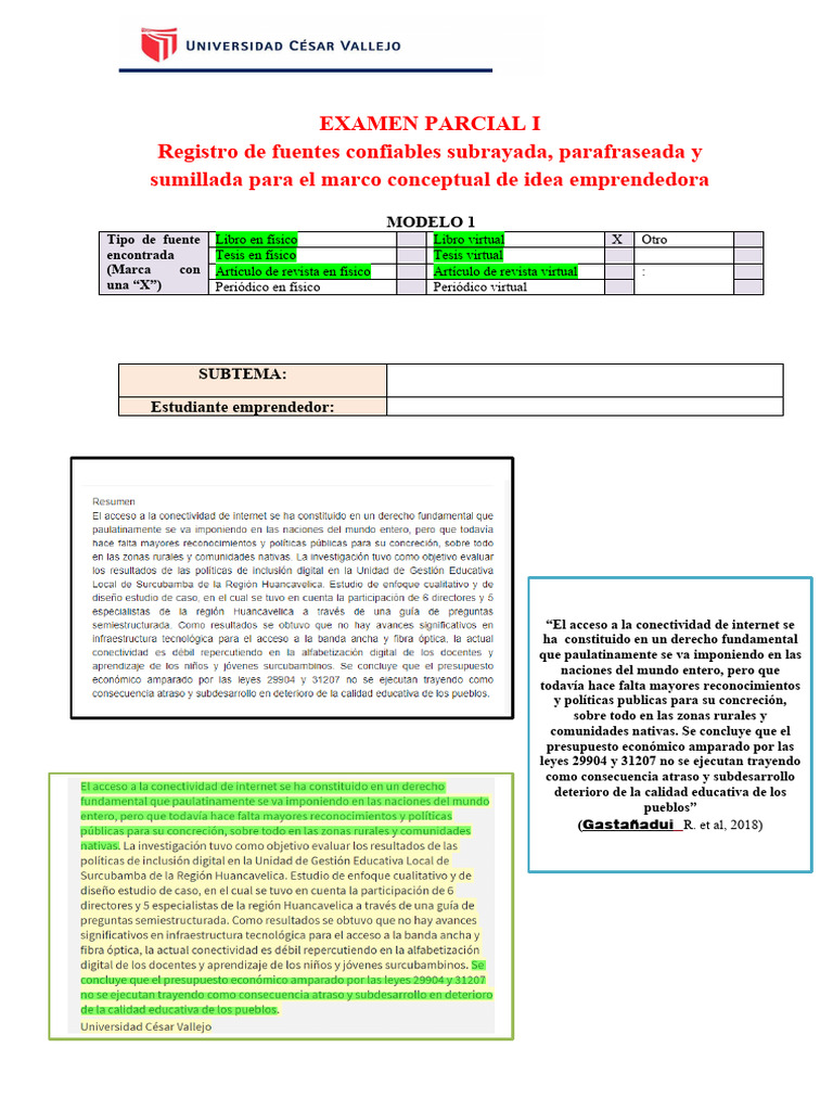 FORMATO EXAMEN PARCIAL (1)ACTUALIZADO | PDF | ciberespacio