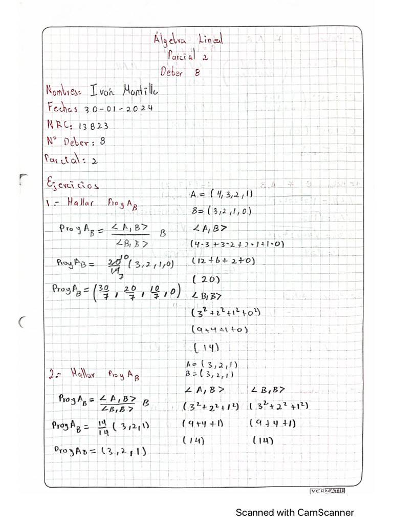 Mantilla, Deber 8, Parcial 2 | PDF