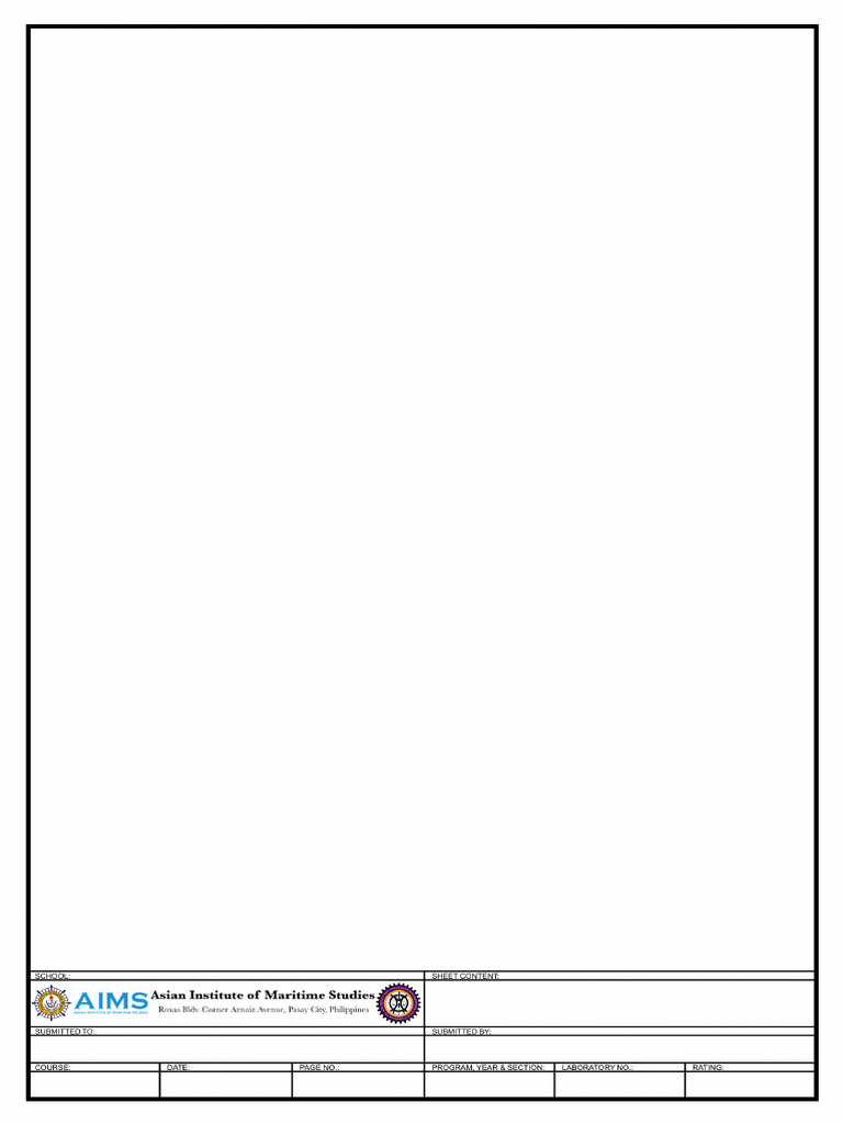 Plate Template Portrait A4 | PDF