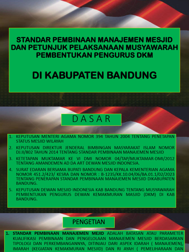 Aturan Pembentukan DKM | PDF