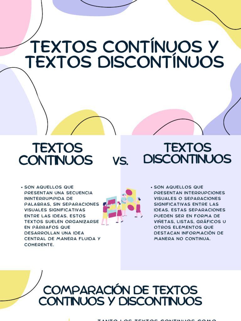 Textos Discontinuo y Continuo - U4 | PDF