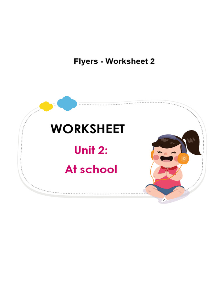 Flyers - Worksheet 2 | PDF