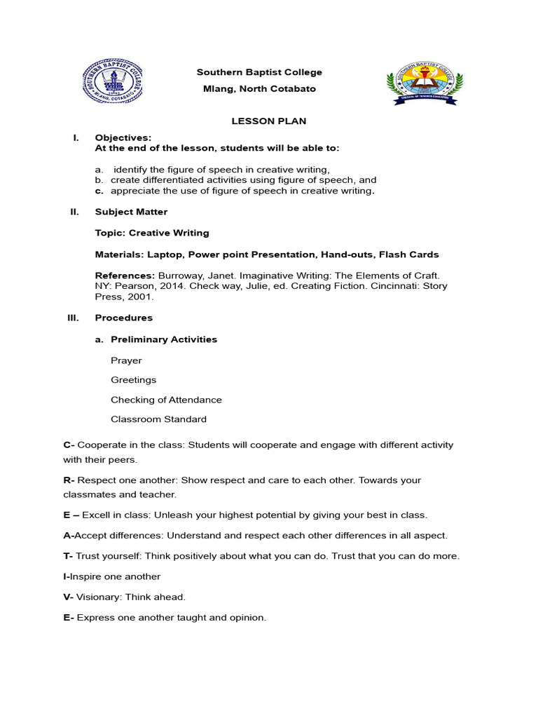 Demo Lesson Plan | PDF | Lesson Plan | Paradox