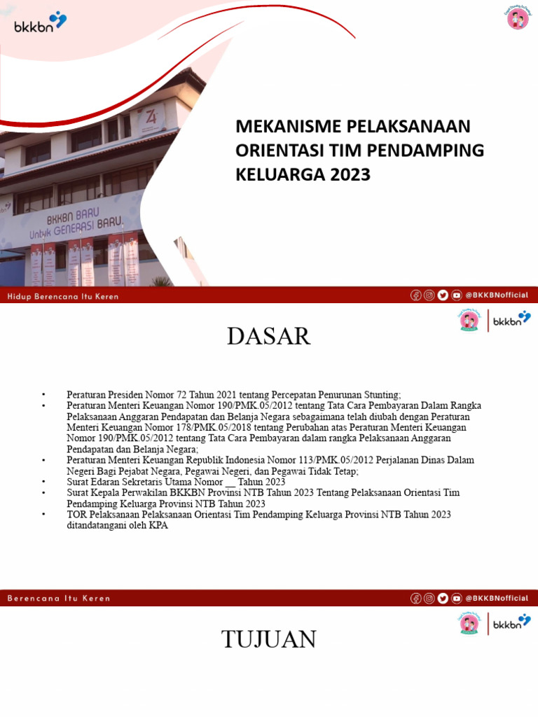 Mekanisme Pelaksanaan Orientasi TPK 2023 | PDF