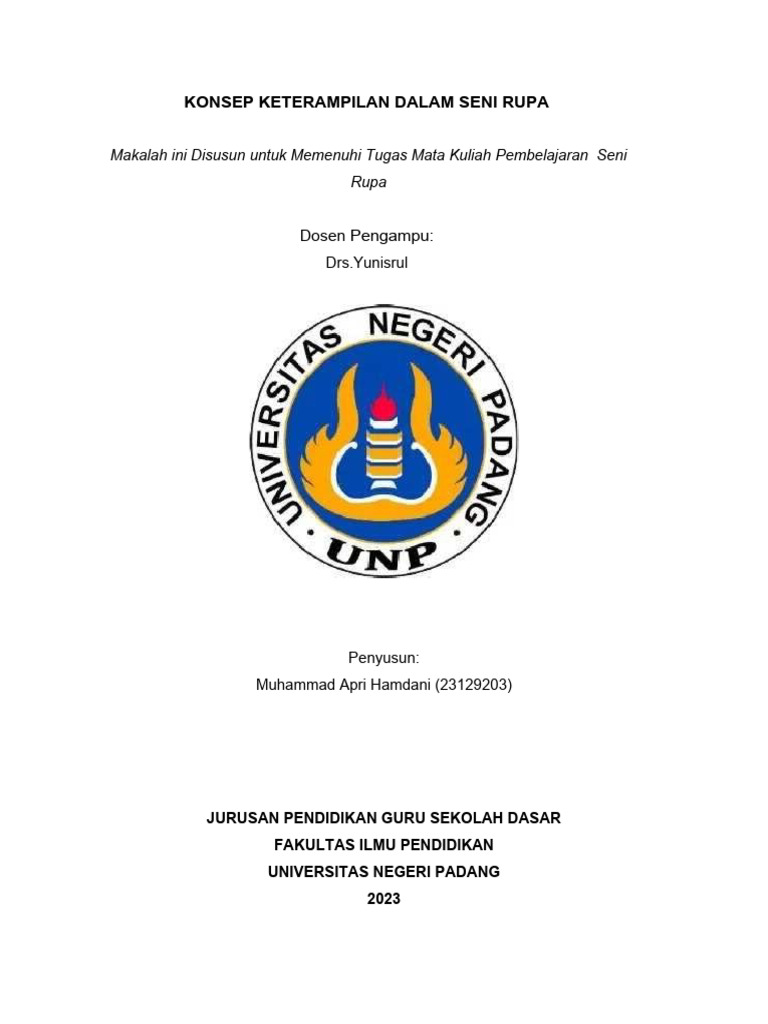 Konsep Keterampilan Seni | PDF