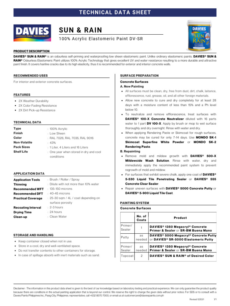 Tds-Davies Sun - Rain - Ral 7026 - Ral 7035 - 9016 | PDF | Paint ...