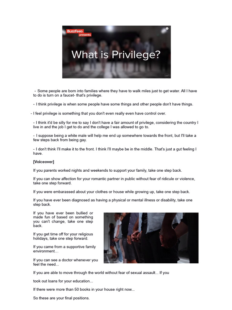 What Is Privilege | PDF