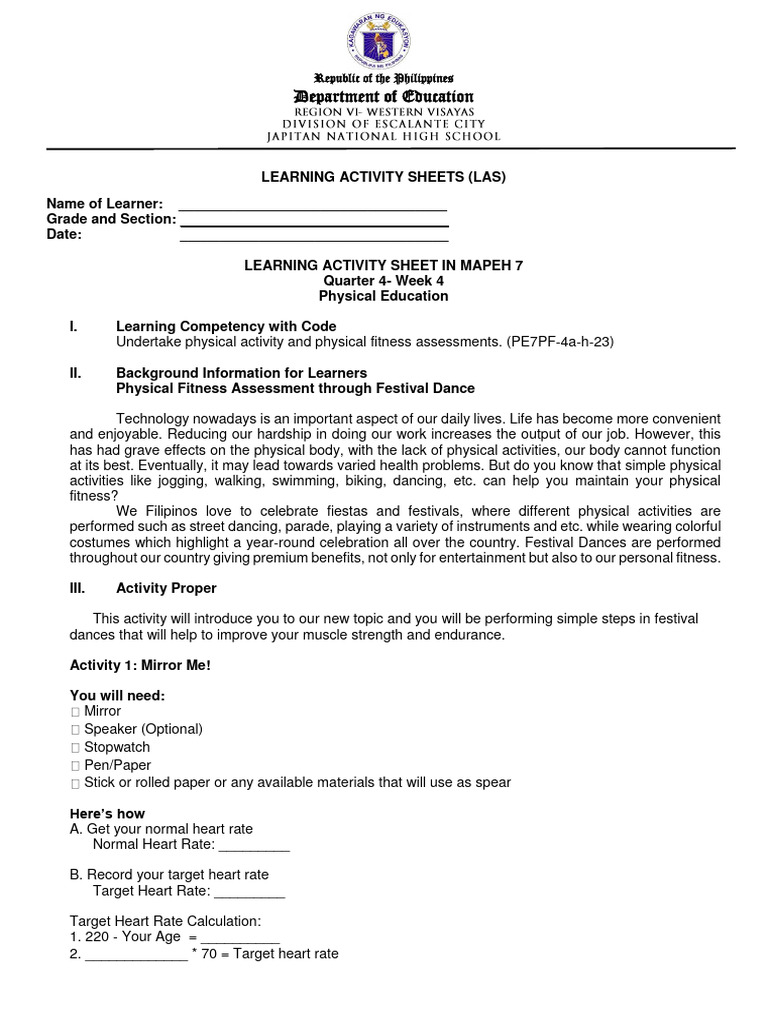 Filipino | PDF | Physical Fitness | Clinical Medicine