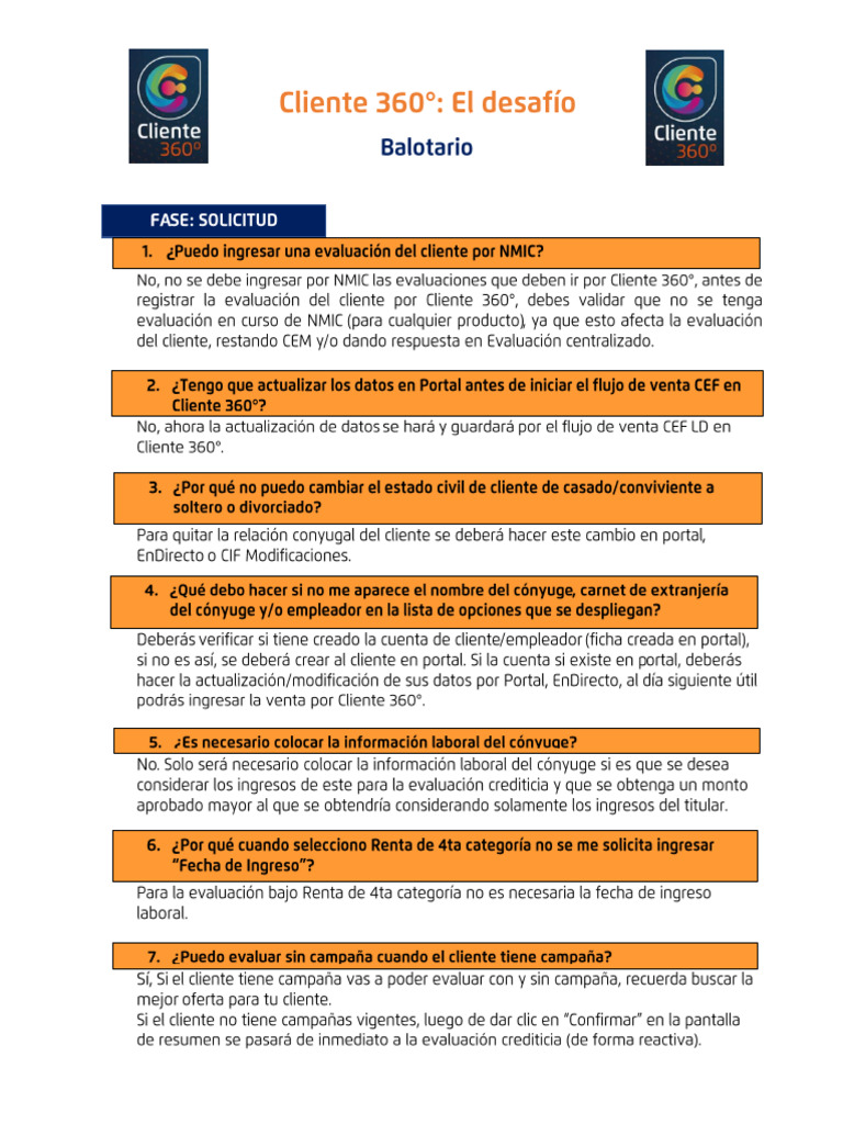 Cliente 360 El Desafío VF | PDF