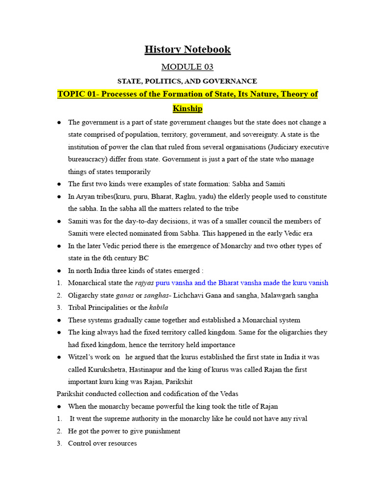 History semester 1 module 3 | PDF