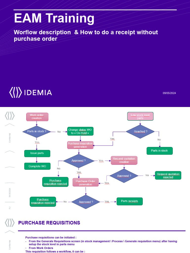 7 - Workflow+Non PO Receipt - EAM | PDF