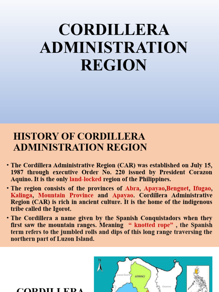 Cordillera Administration Region | PDF | Cuisine | Foods