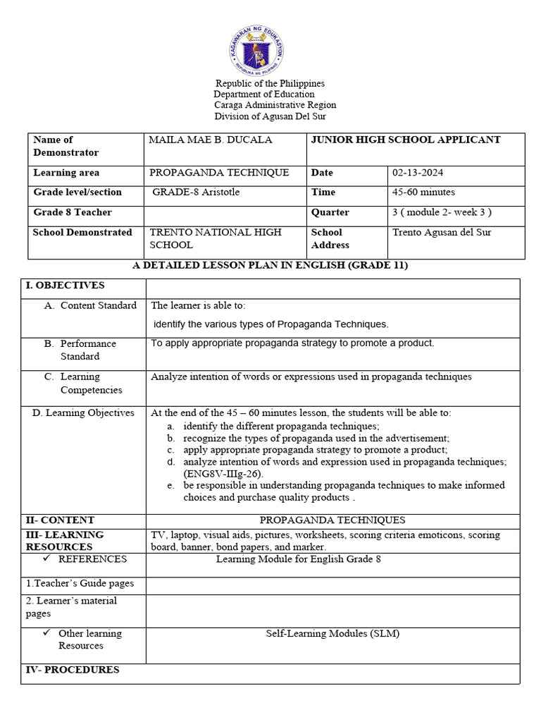 JHS Ready To Print | PDF | Propaganda | Learning