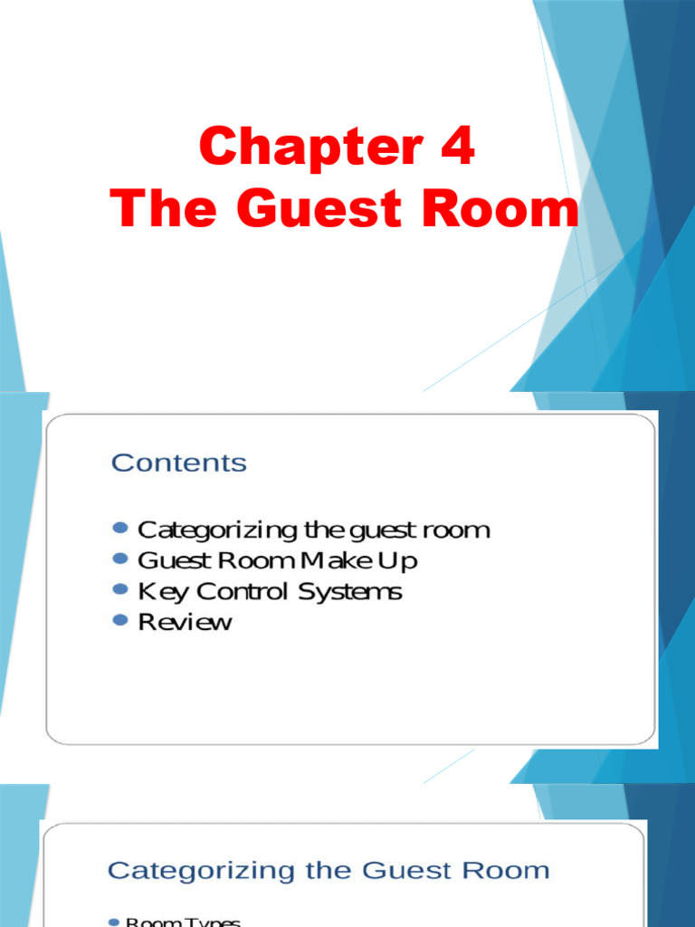 Types of Hotel Guest Rooms Explained | PDF | Room | Hotel