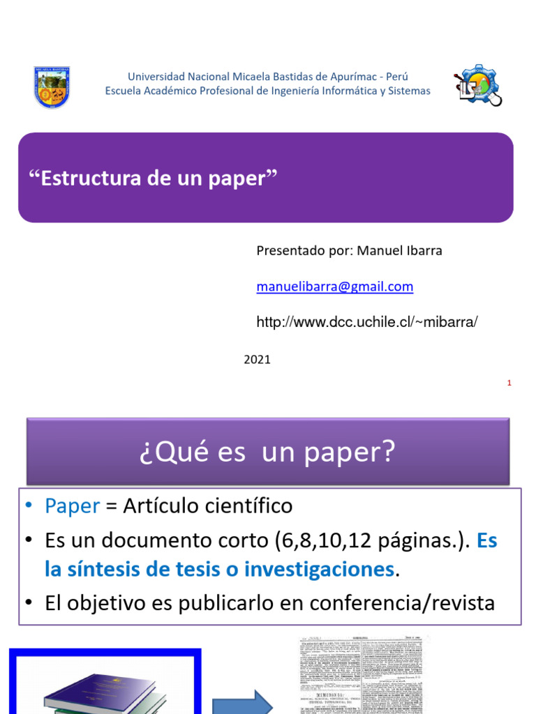 2.estructura de Un Paper | Descargar gratis PDF | Publicación Académica ...