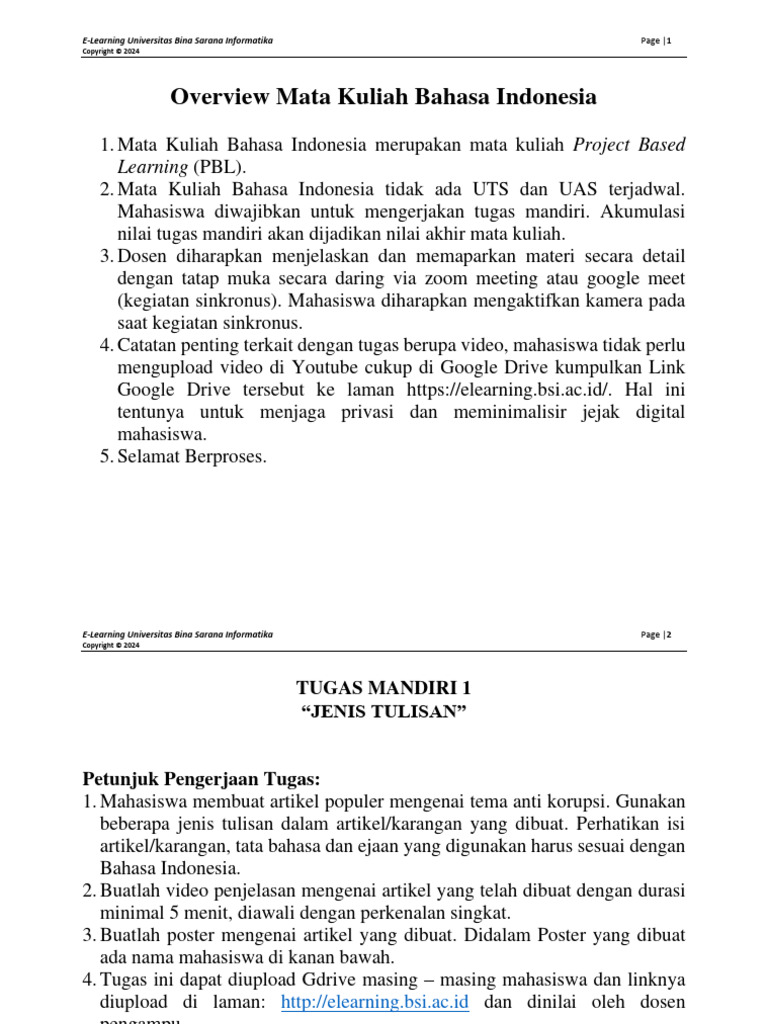 PBL Bahasa Indonesia | PDF | Seni
