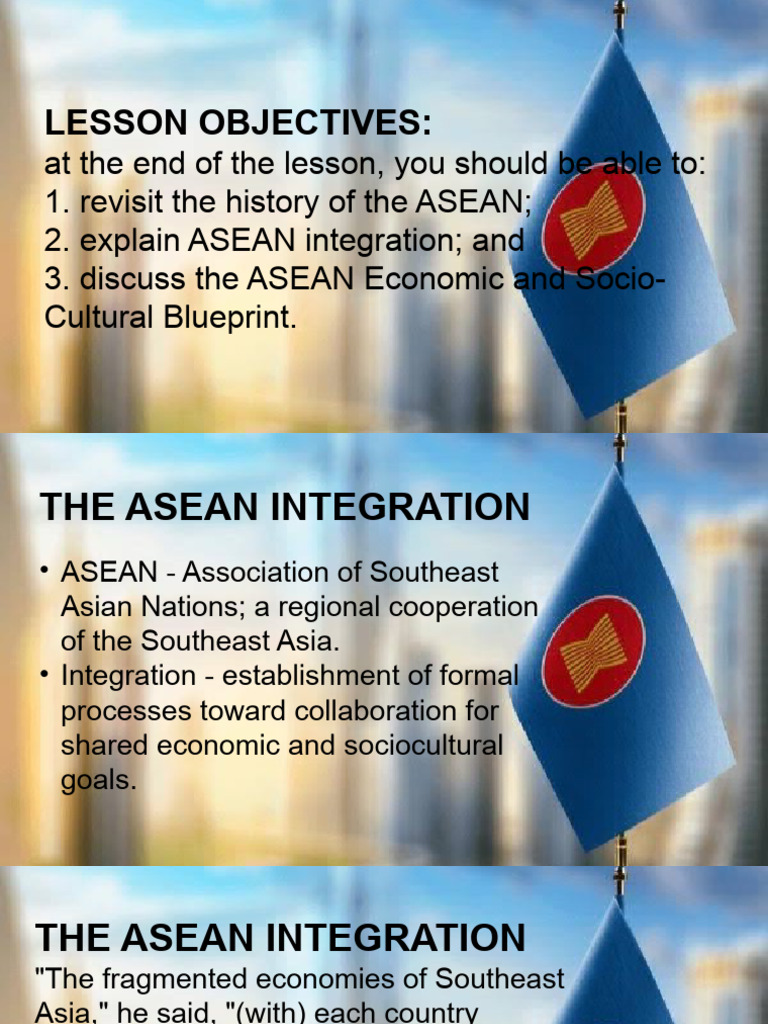 Understanding ASEAN Integration Goals | PDF | Economies