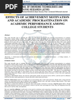 PDF Academic Performance Questionnaire | PDF