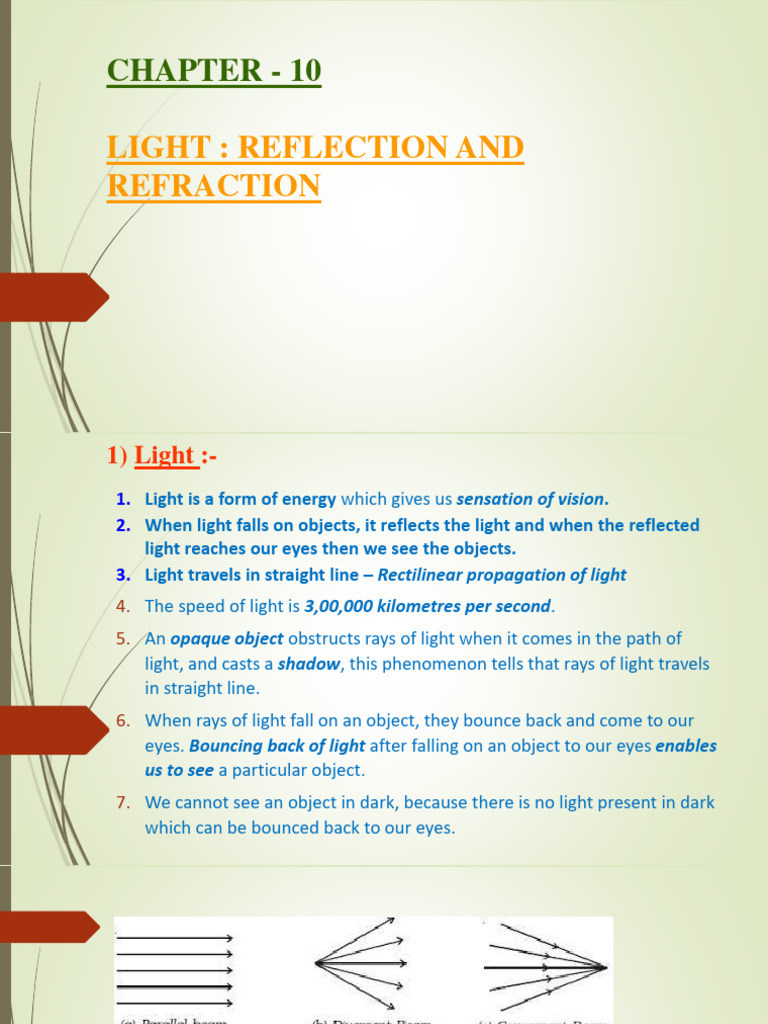 LIGHT-REFLECTION | PDF | Mirror | Glass Engineering And Science