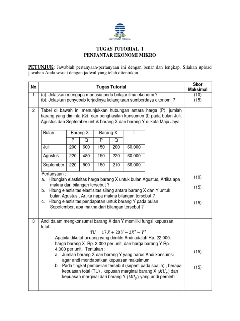Tugas Tutorial 1 RANI ZERIKA 053361507 | PDF